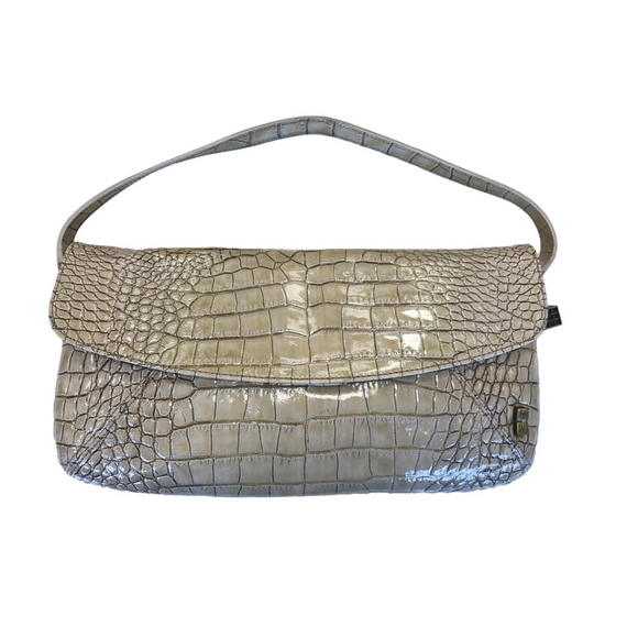 Helen Welsh | Bags | Authentic Helen Welsh Croco Patent Leather Purse ...